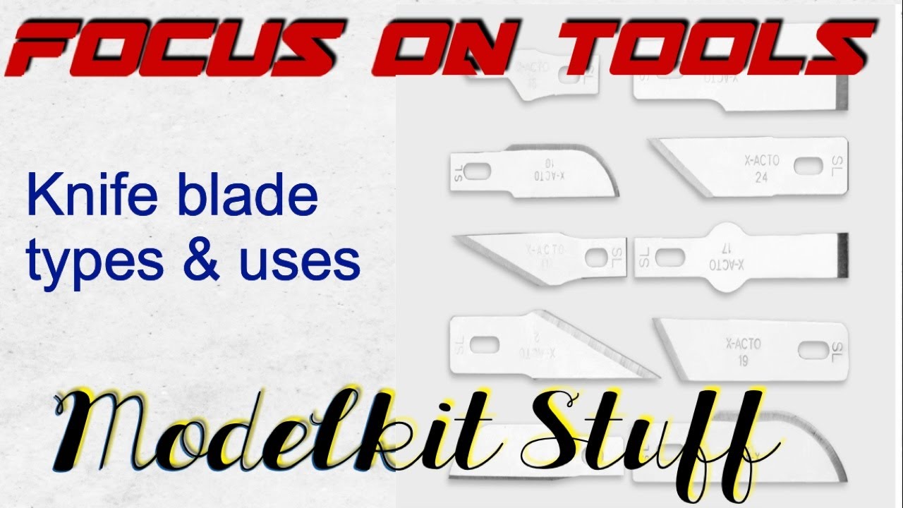 Focus on tools, Different knife blade types & their uses - YouTube