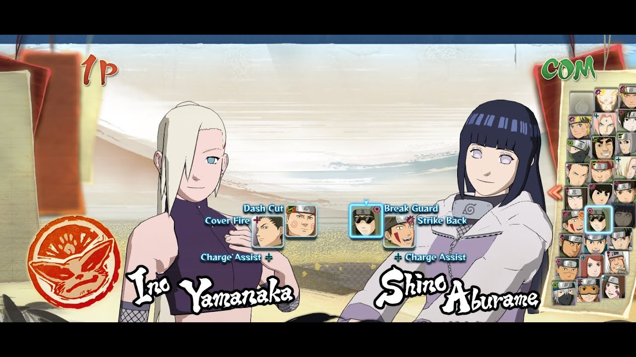 Naruto shippuden ultimate ninja storm 4 - TEAM INO VS TEAM HINATA - YouTube