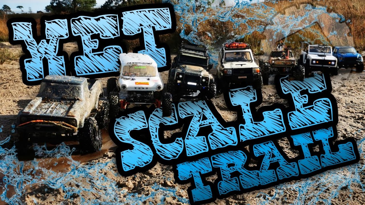 RC Shack: Crawlers Gentle Picturesque Trail - Wet Scale Trail - YouTube