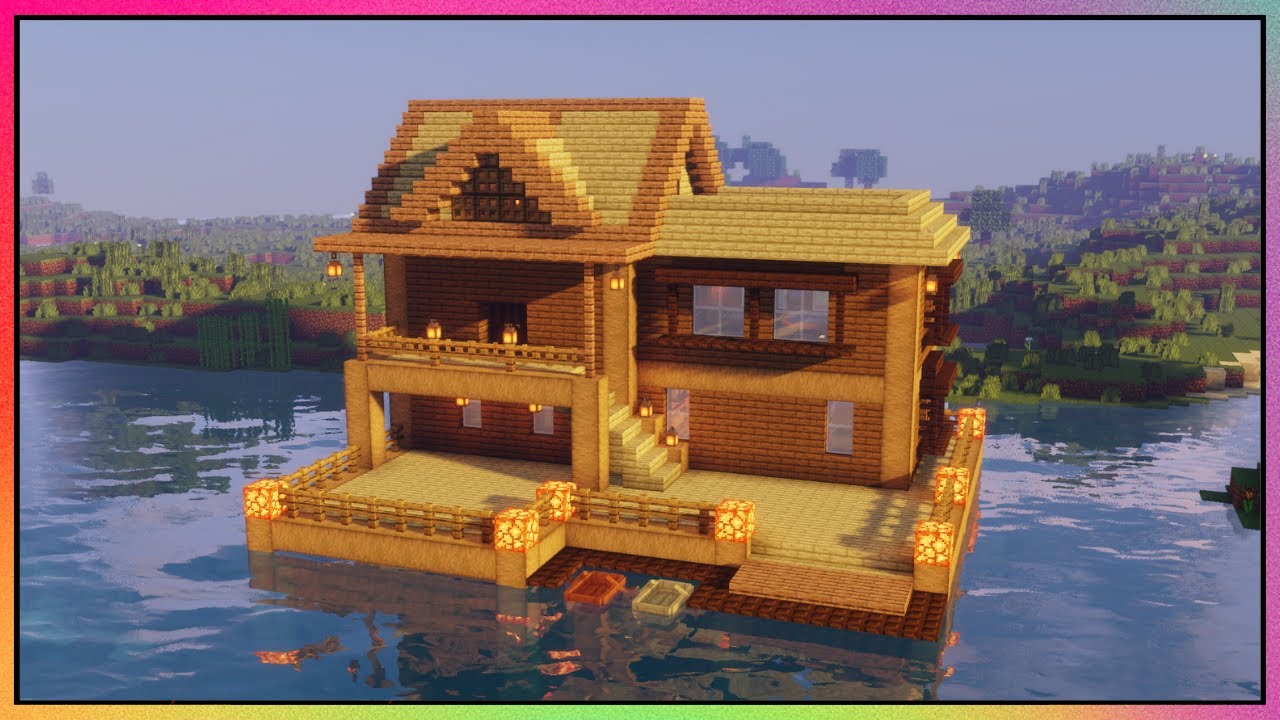 How to Build a River House | MINECRAFT | - YouTube
