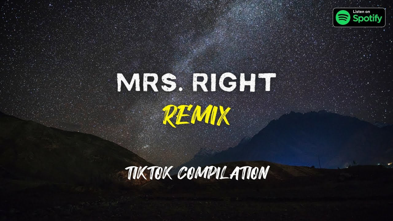 Mindless Behavior - Mrs.Right (Remix) | JW VELLY | Tiktok Compilation ...