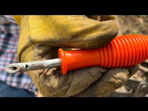 Fixin' fence in a water gap, with a handy dandy clip tool - YouTube