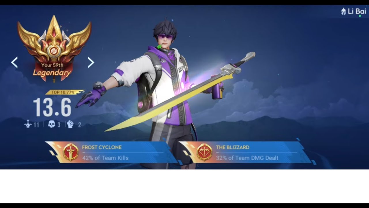 HOK: Li Bai Grandmaster Gameplay Revamp - YouTube