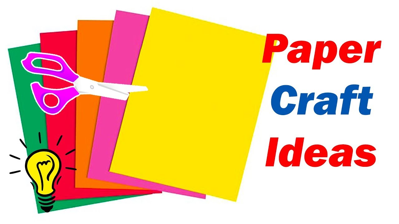 15 DIY Paper Craft Ideas How To Make Paper Things - YouTube