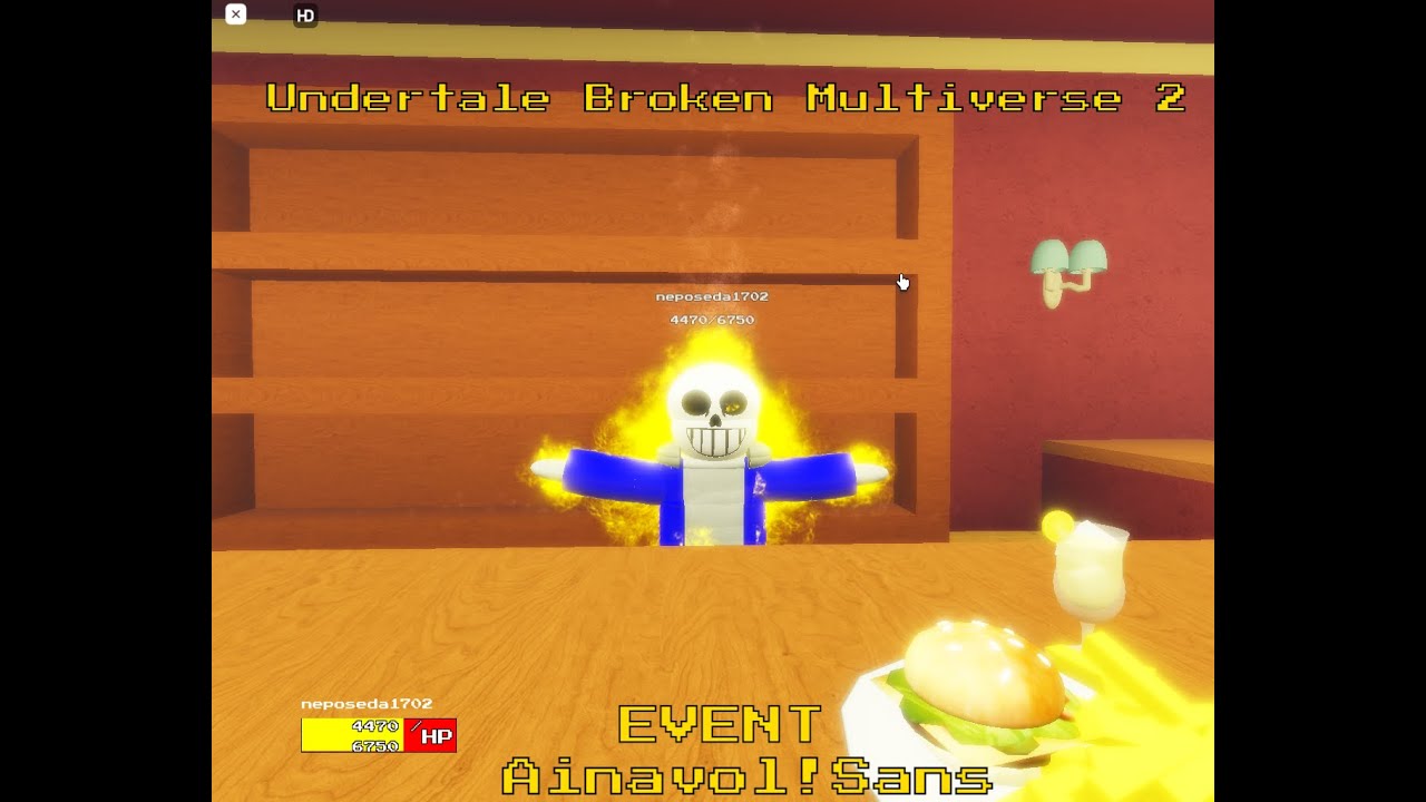 How to get + Showcase Ainavol!Sans [Undertale Broken Multiverse 2 ...