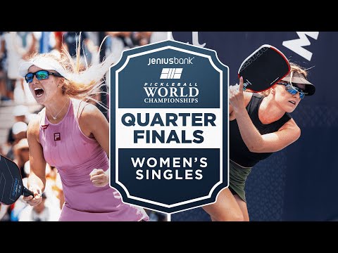 Anna Leigh Waters v Mary Brascia at the Jenius Bank Pickleball World Championships