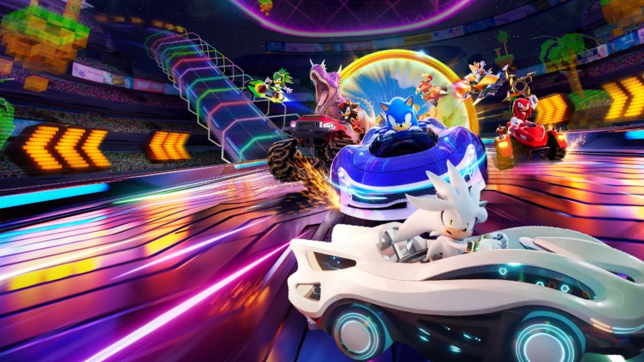 Silver the Hedgehog online Multi-player Gameplay Sonic Racing ...