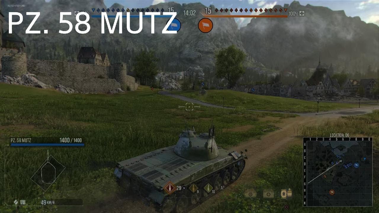 World of Tanks_1st Place finish @ PZ.58 MUTZ - YouTube