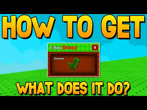 What Does T-REX Do in GROW A GARDEN! How To GET T-REX PET in GROW A GARDEN! ROBLOX - YouTube