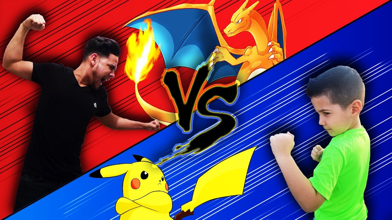 Best Real Life Pokemon Battle Ever! & Pokken Tournament Gameplay - YouTube