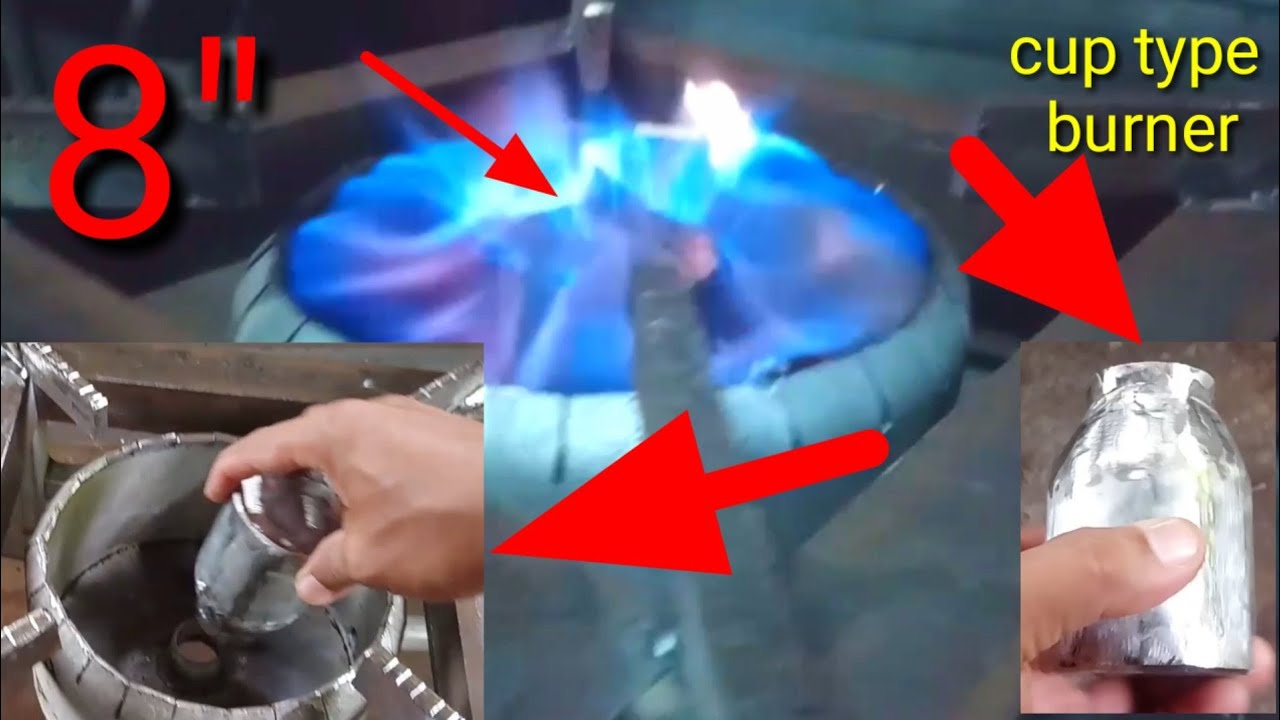 Diy na baso type air Nozzle Burner Costunized - YouTube