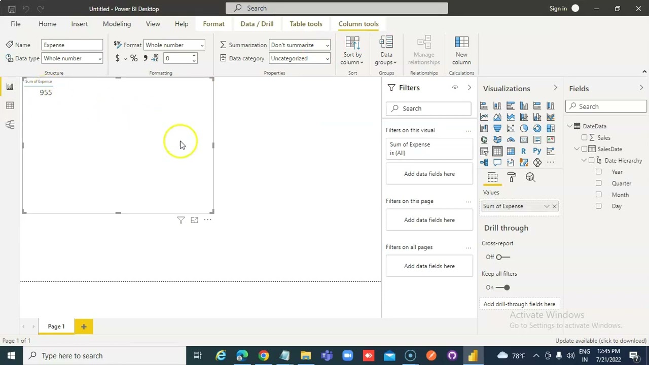 Lesson35 Power BI Remove Summarization Power BI 1000 Videos YouTube Lesson35 Power BI Remove Summarization Power BI 1000 Videos YouTube