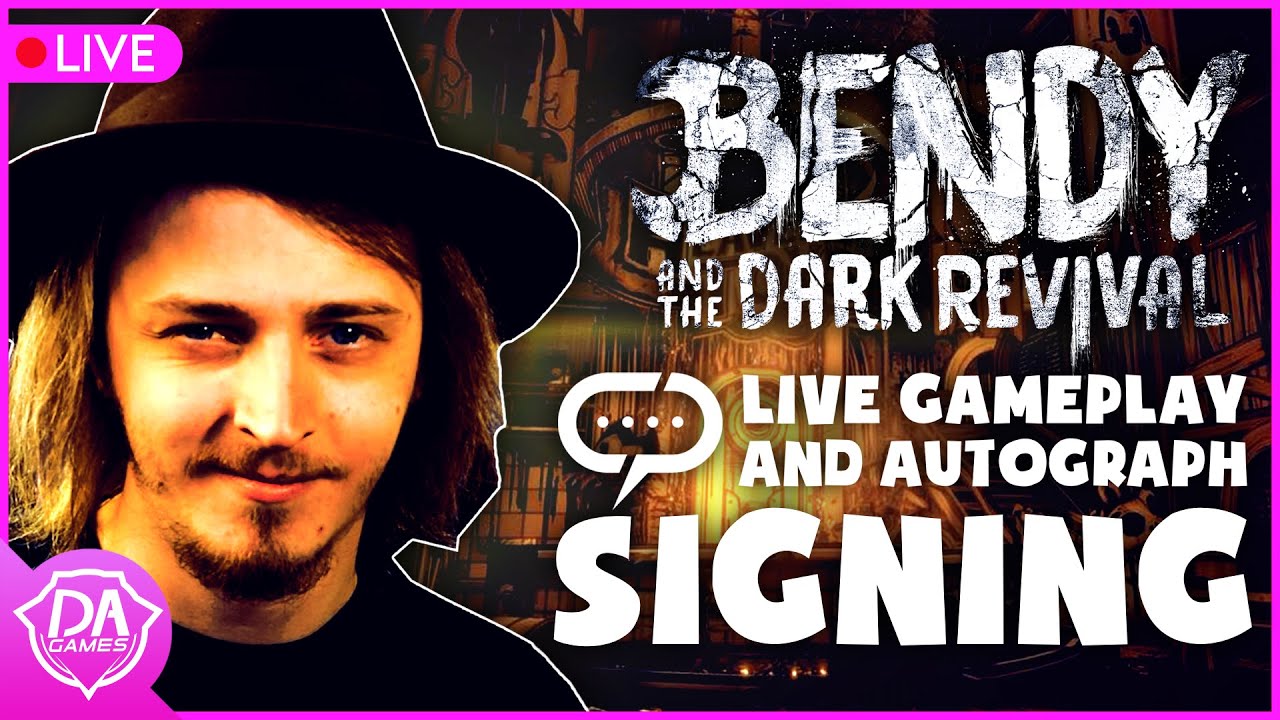 BENDY VOICE CAST LIVE GAMEPLAY & AUTOGRAPH SIGNING! - YouTube