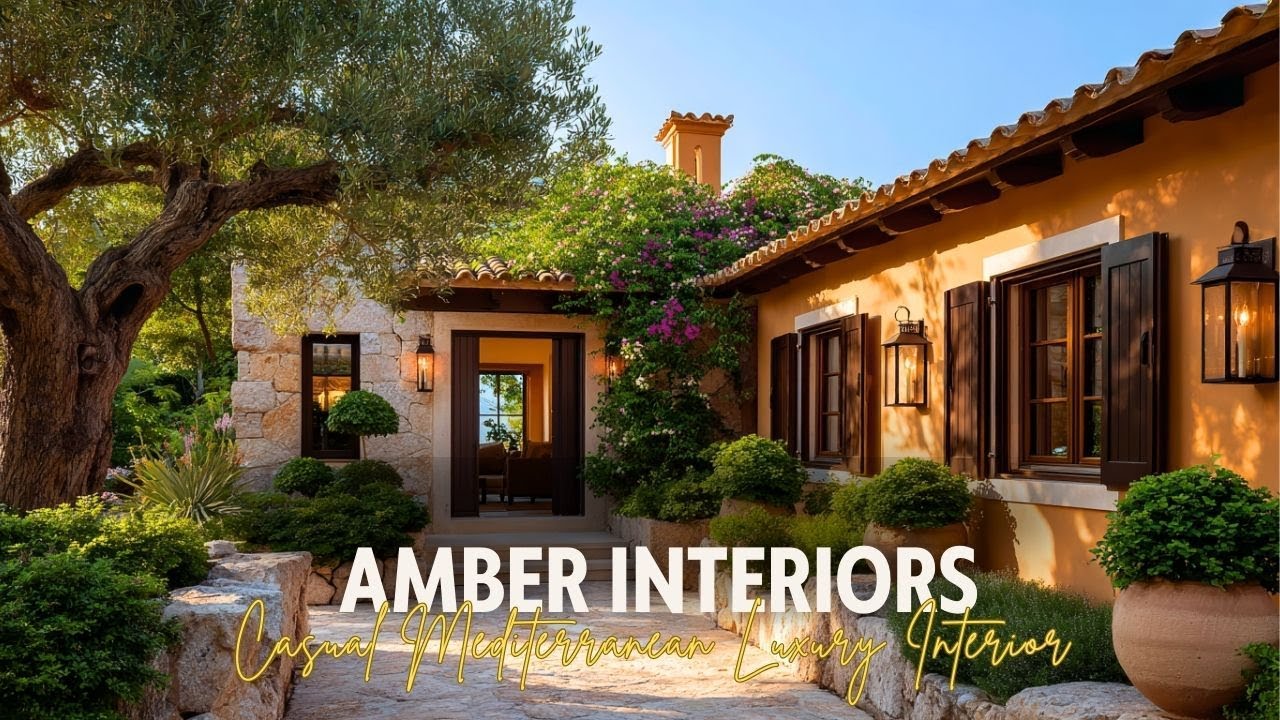 Casual Mediterranean Luxury Interiors with Amber Interiors Sun Soaked ...