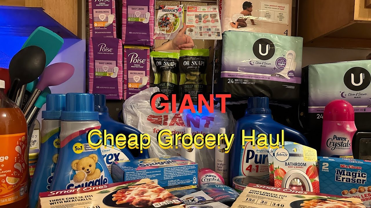 GIANT Cheap Grocery Haul | January 10 - 16 2025 | Digital Couponing ...