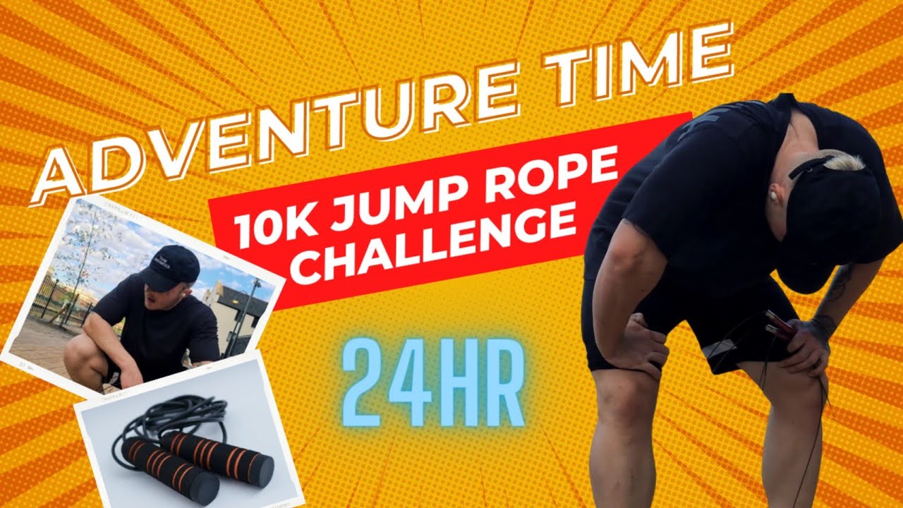 I tried doing 10,000 JUMP ROPES (Skipping rope) in 24 hours!!! || jump ...