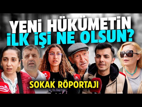 Halka sorduk: Yeni hükümetin ilk işi ne olsun?