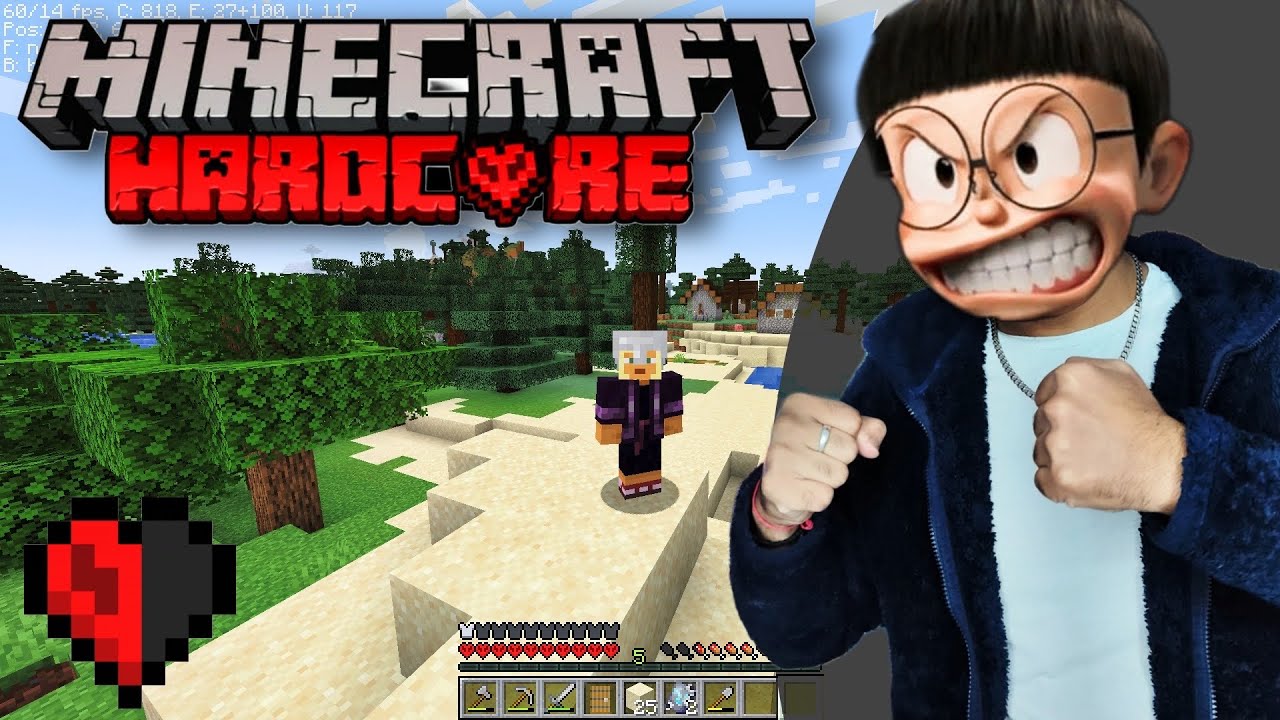 I tried Minecraft Hardcore First time - YouTube