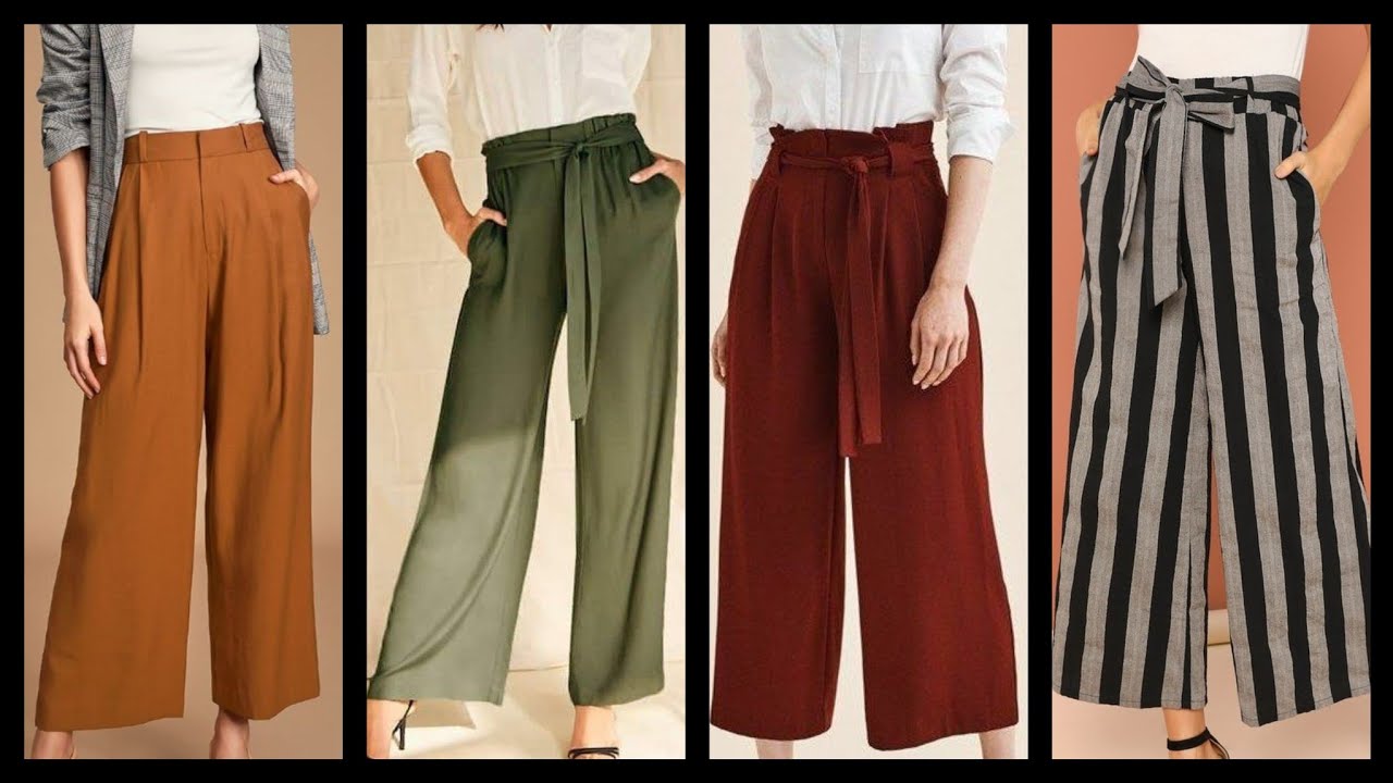 Superb trending women Palazzo Pants designs ideas//awesome Palazzo ...