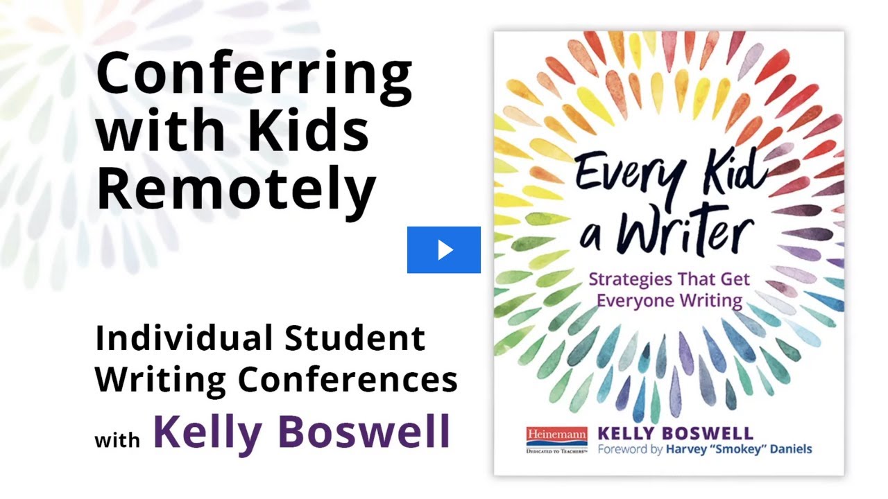 Conferring with Kids Remotely: Tips For Remote Writing Conferences From ...