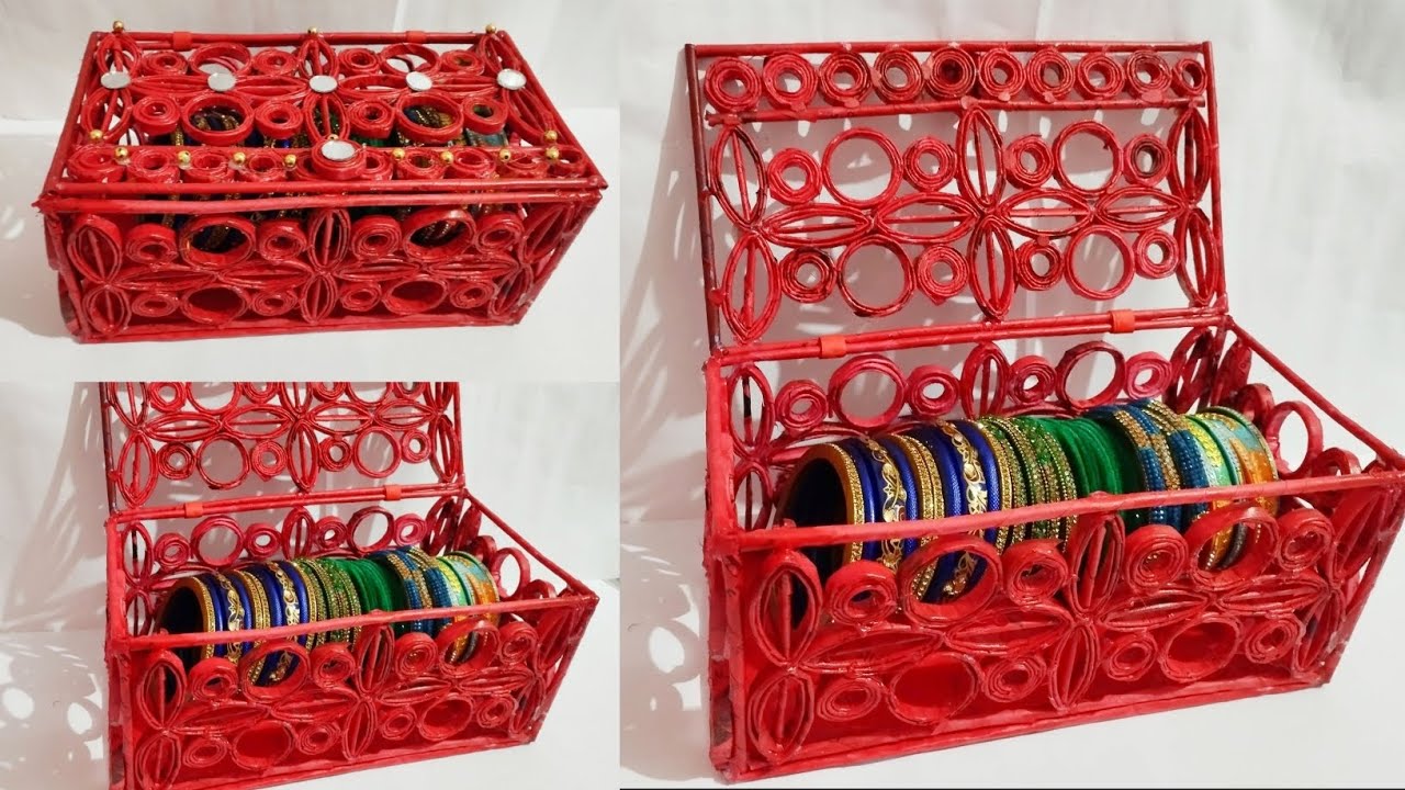 Easy and beautiful Paper Basket | Basket making with Paper | Gift Box ...