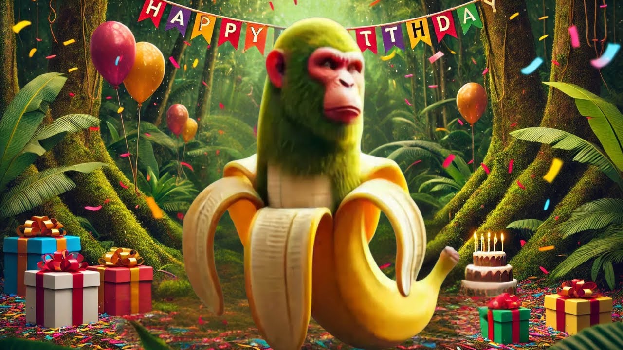 Happy Birthday Chimpanzini Bananini–An Unhinged Jungle Symphony of ...
