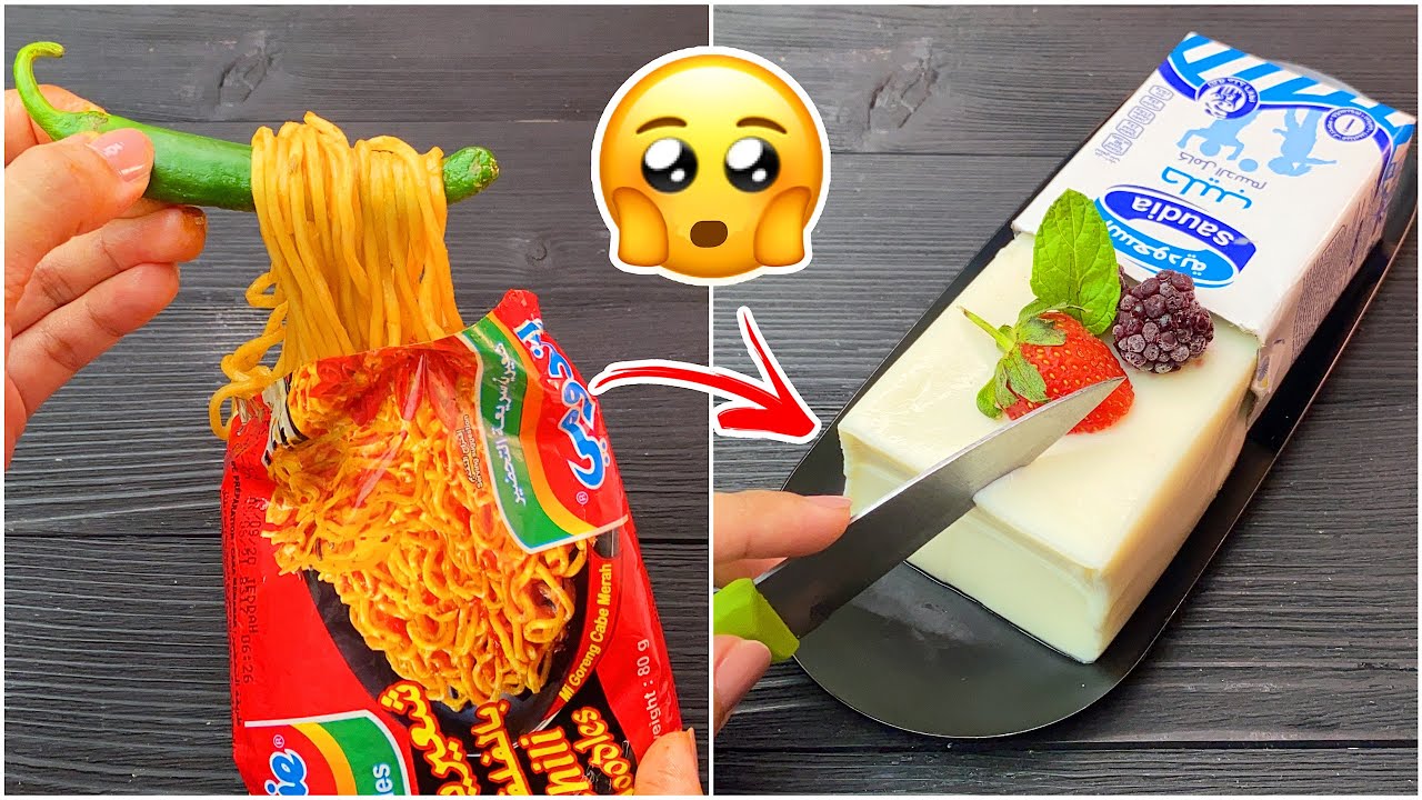 جربت أغرب طبخات المشتركين بمكون واحد 😱 حولت الحليب الى جيلي 🥛 Youtube