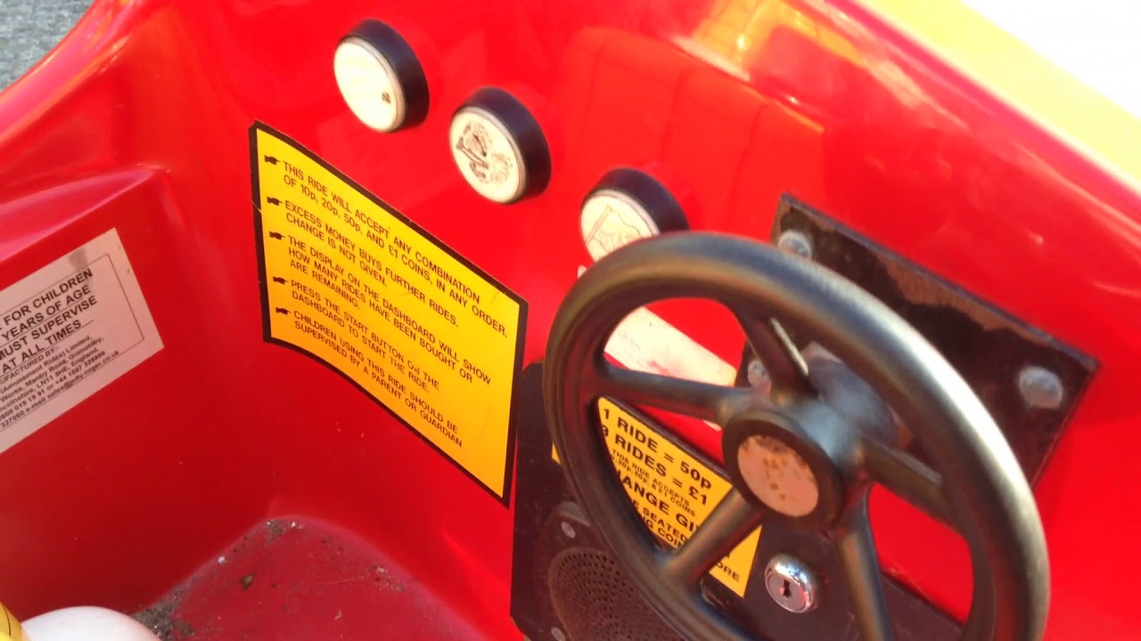 Photo-Me Rupert The Bear Kiddie Ride (Now Withdrawn) - YouTube