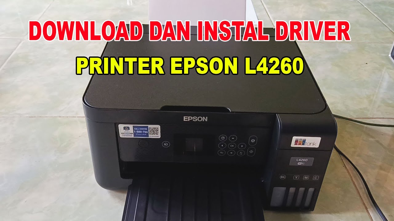 CARA INSTAL DRIVER PRINTER EPSON L4260 - YouTube