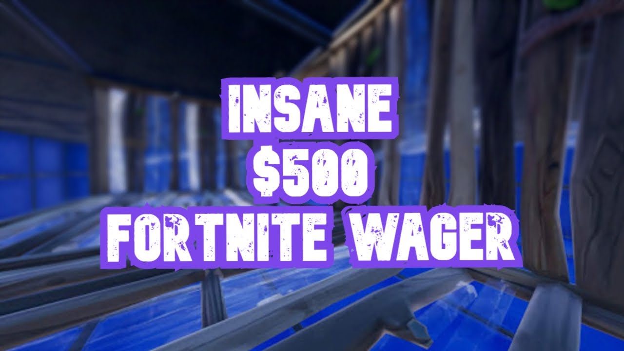 I clutched an *INSANE* $500 wager... | Fortnite Battle Royale - YouTube