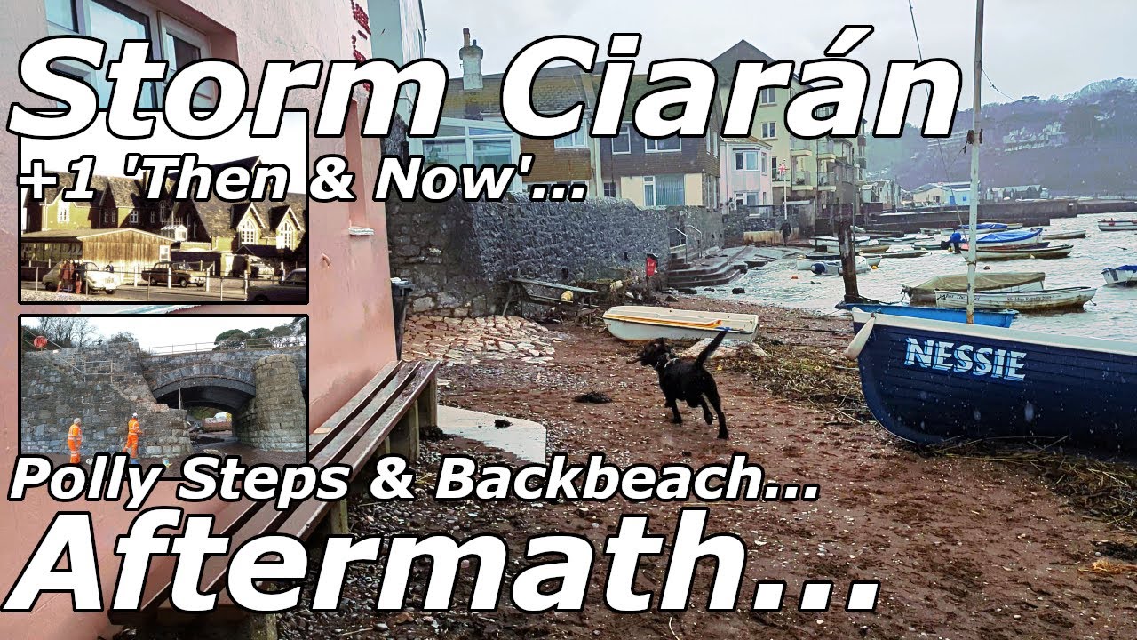Storm Ciarán - Polly Steps & Backbeach - Any Damage? - 04/11/23 - YouTube