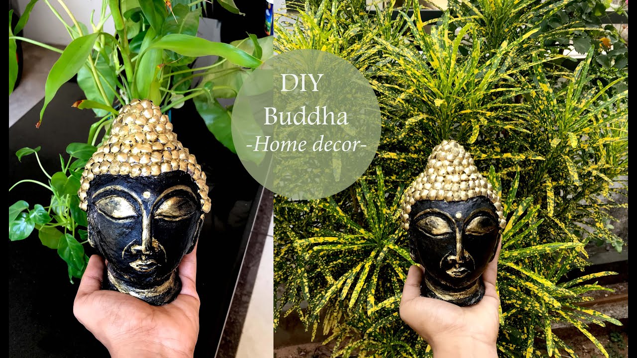 DIY | Lord Buddha | How to make Buddha using Coconut Shell |Zero Budget ...