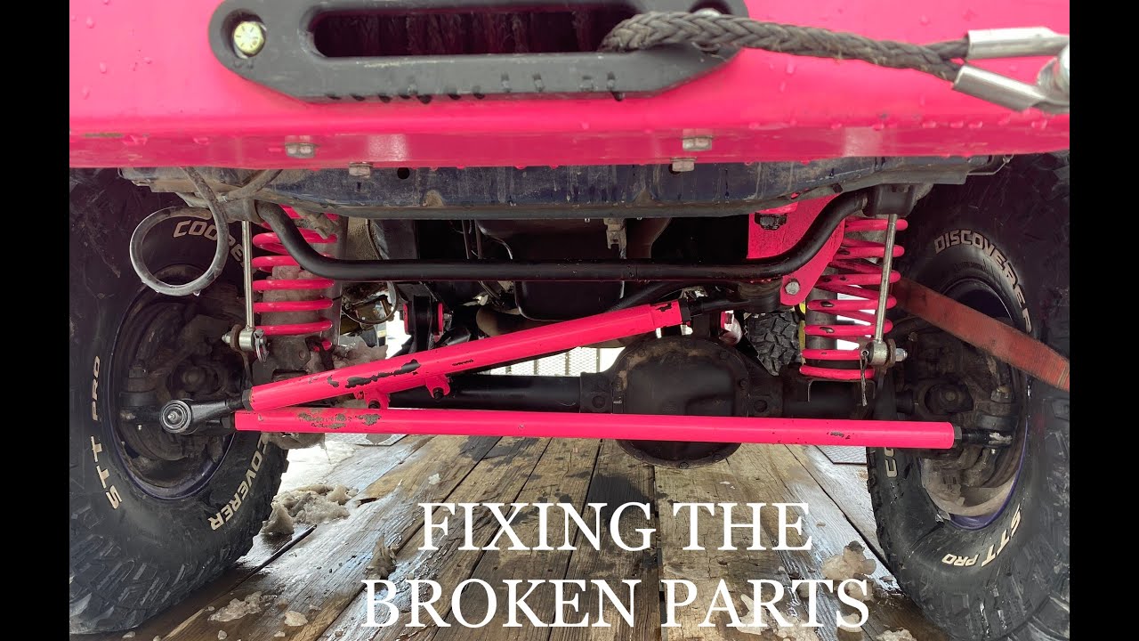 REPAIRING a weak link on my cheap jeep! - YouTube