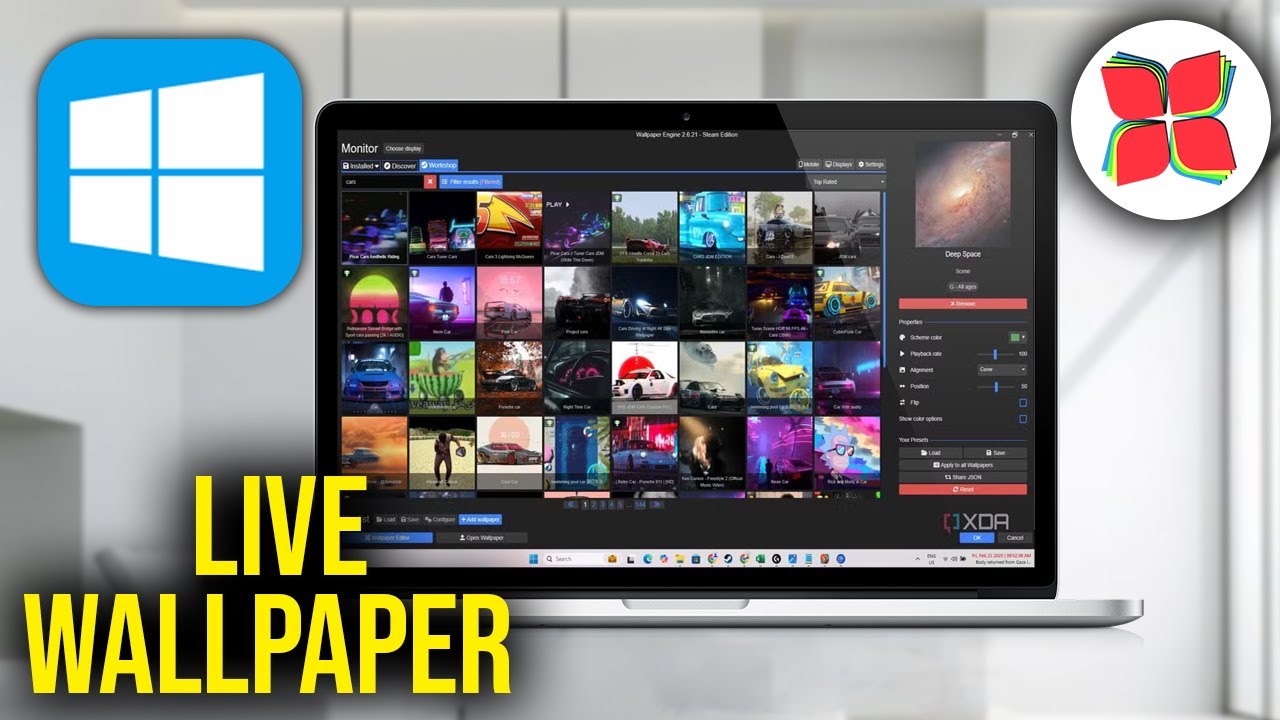 How To Set Custom Live Wallpaper In Windows 11 - YouTube