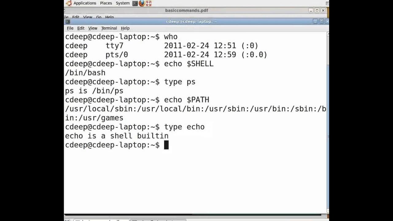 linux commands with examples and syntax - YouTube