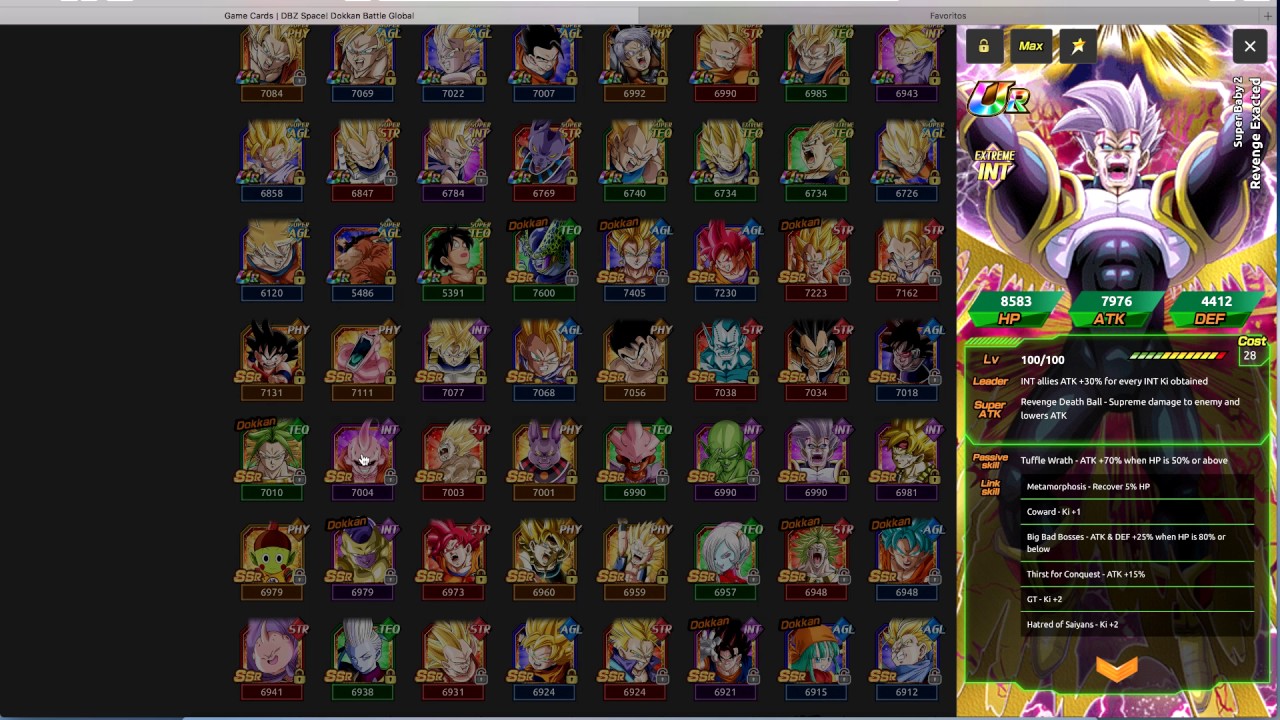 ¿Es bueno mi SSR? Guia de cómo leer cartas - Dragon Ball Dokkan Battle ...