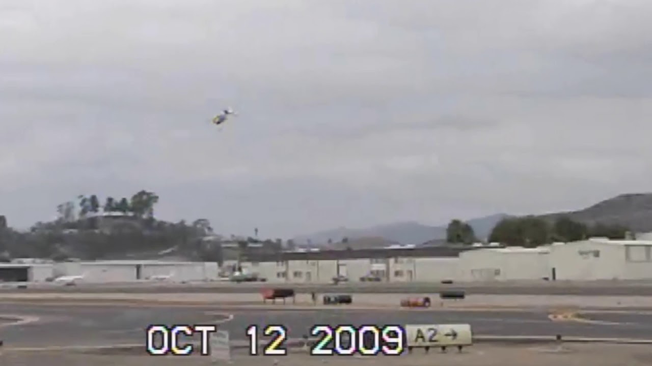 Auto rotation emergency landing - YouTube