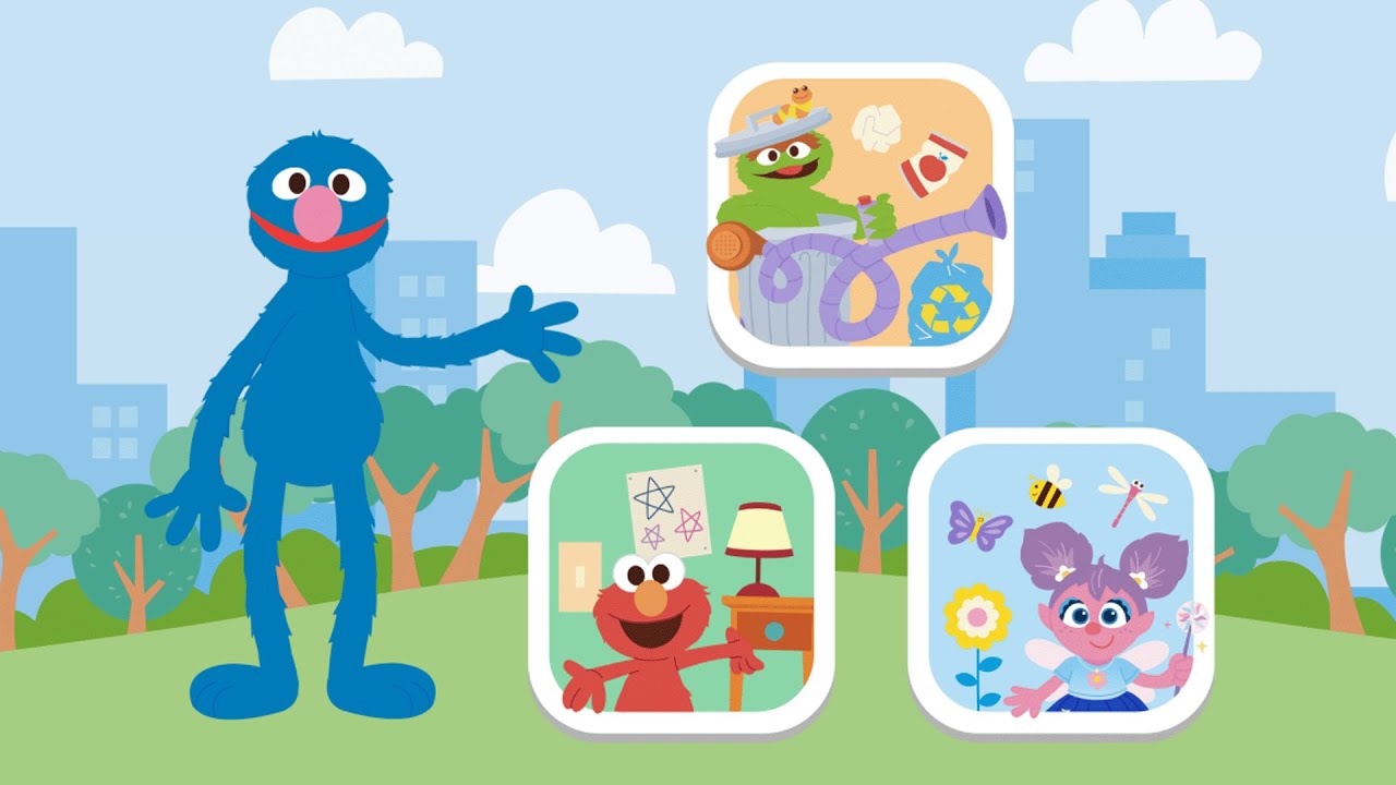 Sesame Street Games Games and Stories Episodes 286 - YouTube