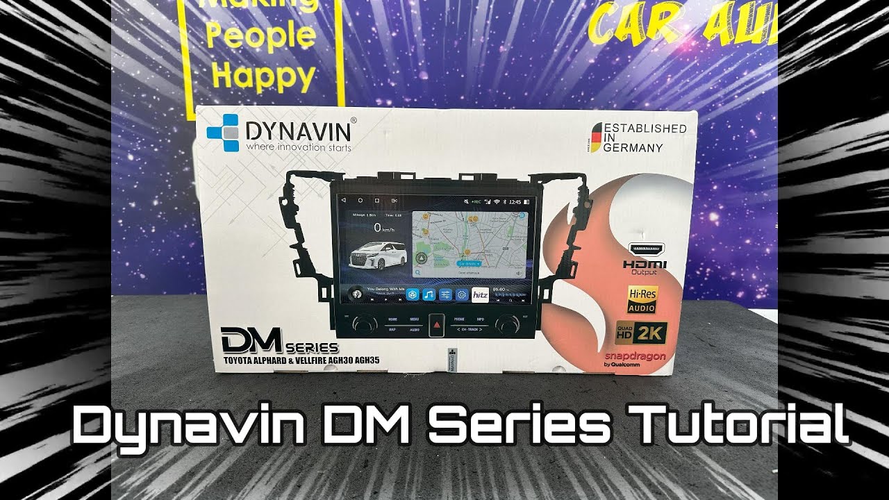 Dynavin DM Series Android Series Demo Usage & Function (Vellfire and ...