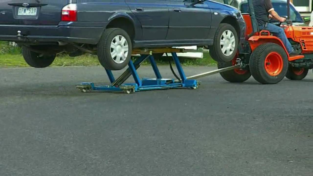 Radiator Workshop use Cartar Mobile Lift - YouTube