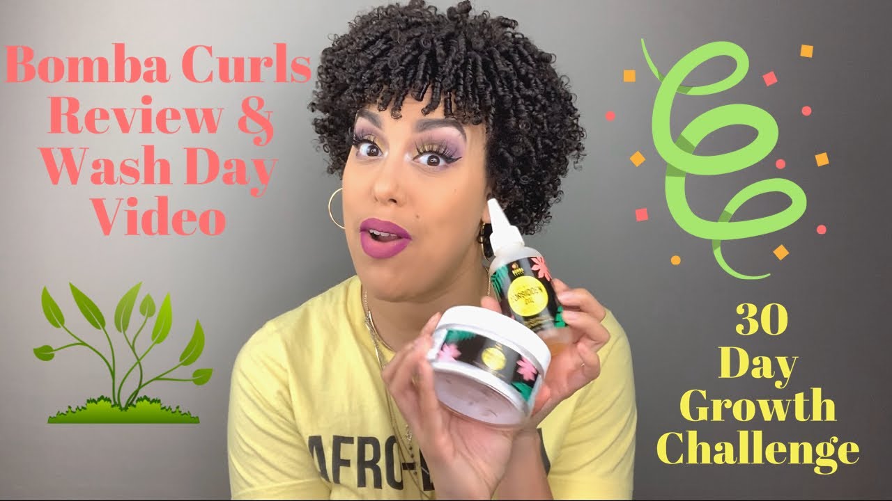 Bomba Curls Review And Wash Day Video - YouTube