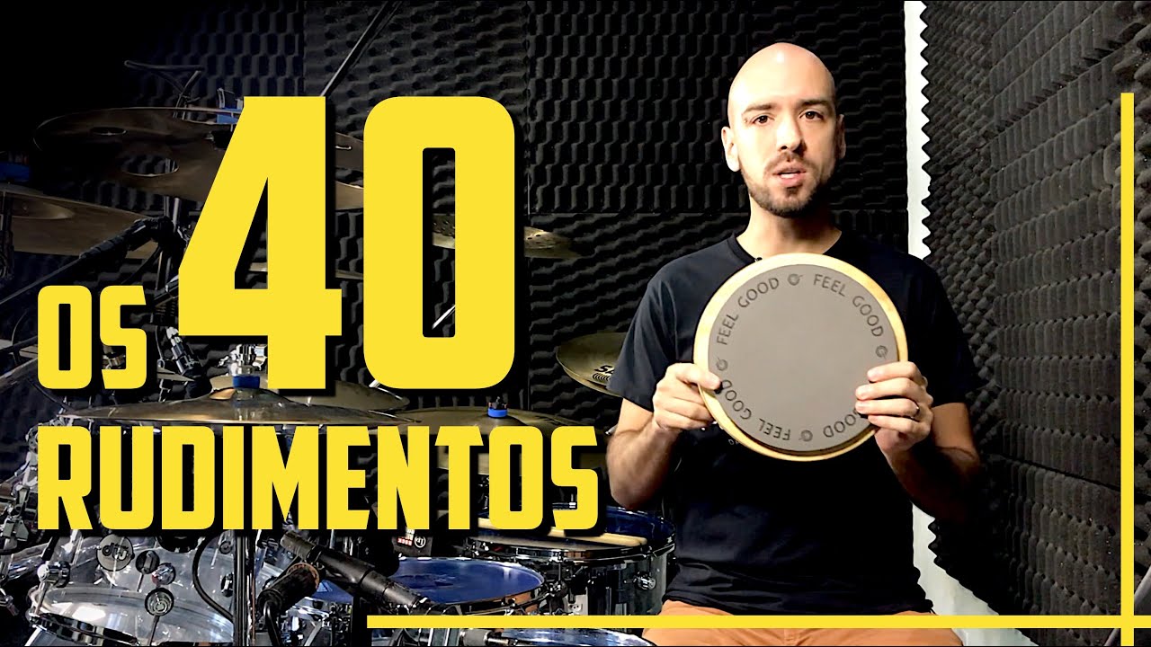 Os 40 Rudimentos (PAS International Drum Rudiments) - YouTube