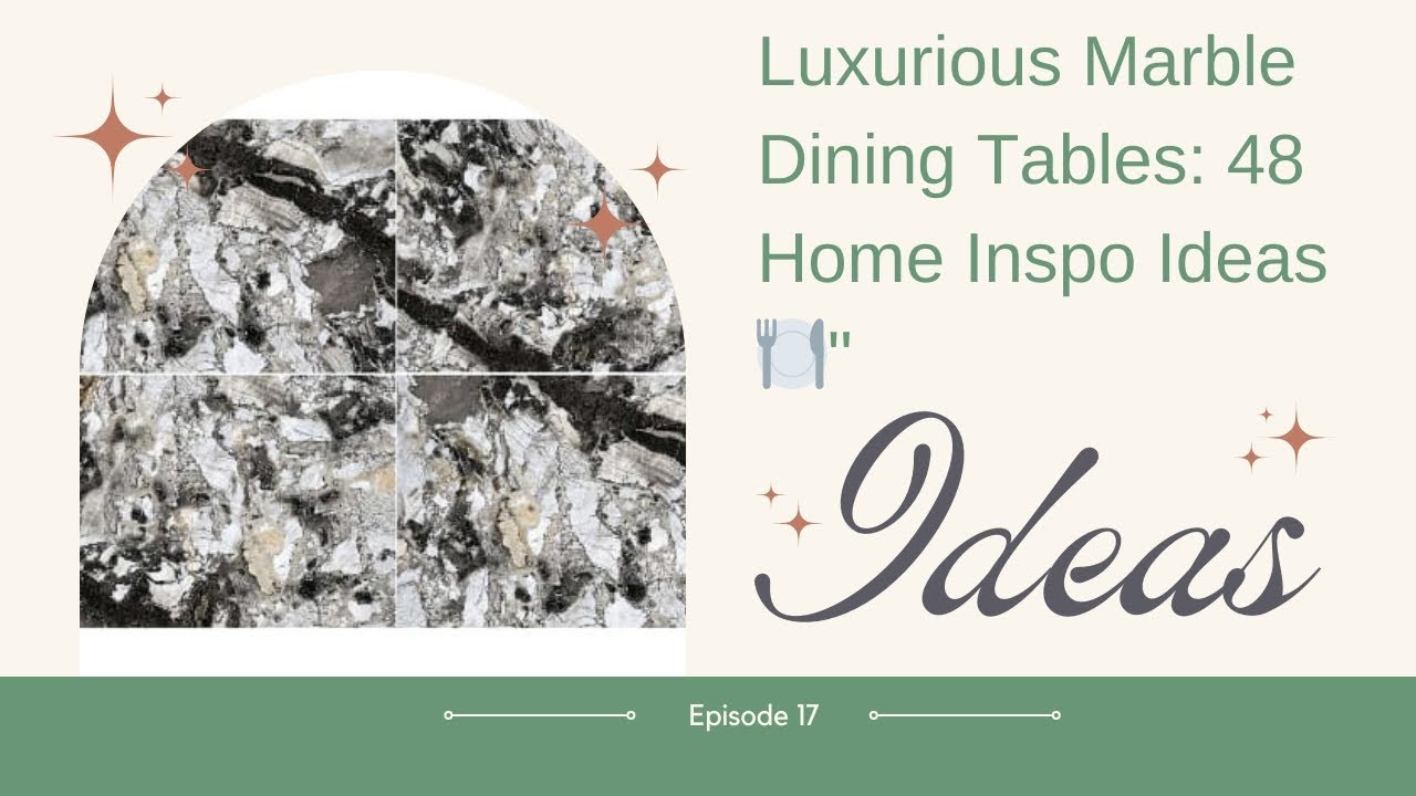 Elegant Marble Dining Table Designs: 48 Inspiring Ideas for Your Home ...