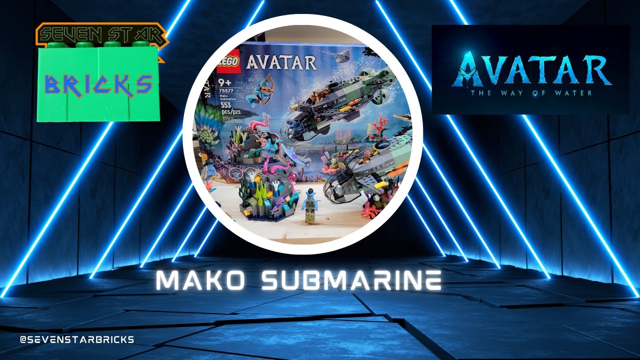 Lego Avatar: The Way of Water Mako Submarine review - set 75577 - 553 ...