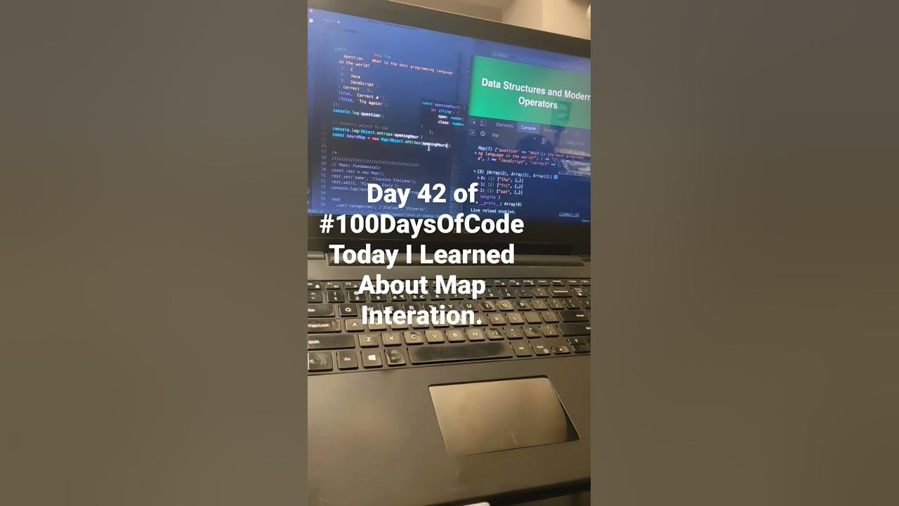 Day 42 of #100DaysOfCode Today I Learned About Map Interation. - YouTube