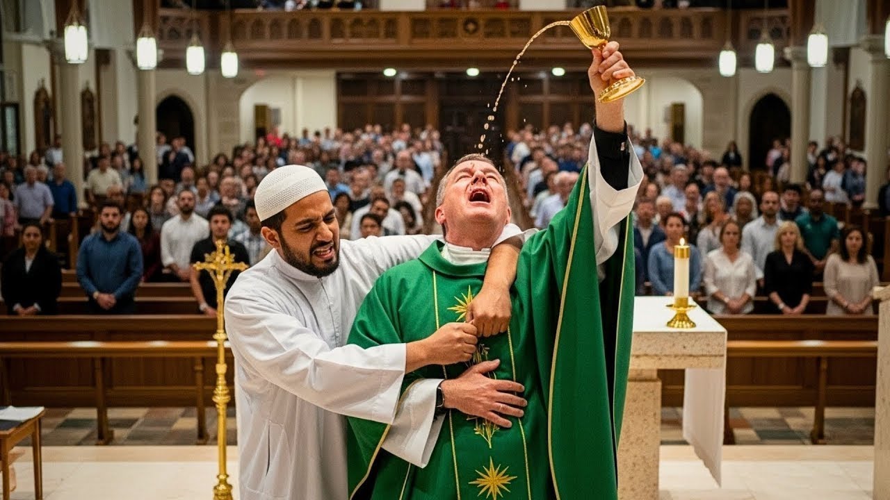 Umatake ang isang Muslim sa pari habang nagmimisa — pero pinigilan siya ...