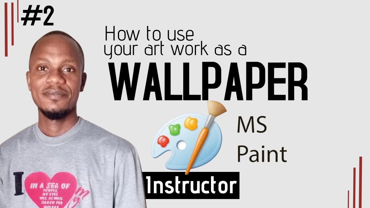 How to save your design in windows paint? - How to use your art work as ...