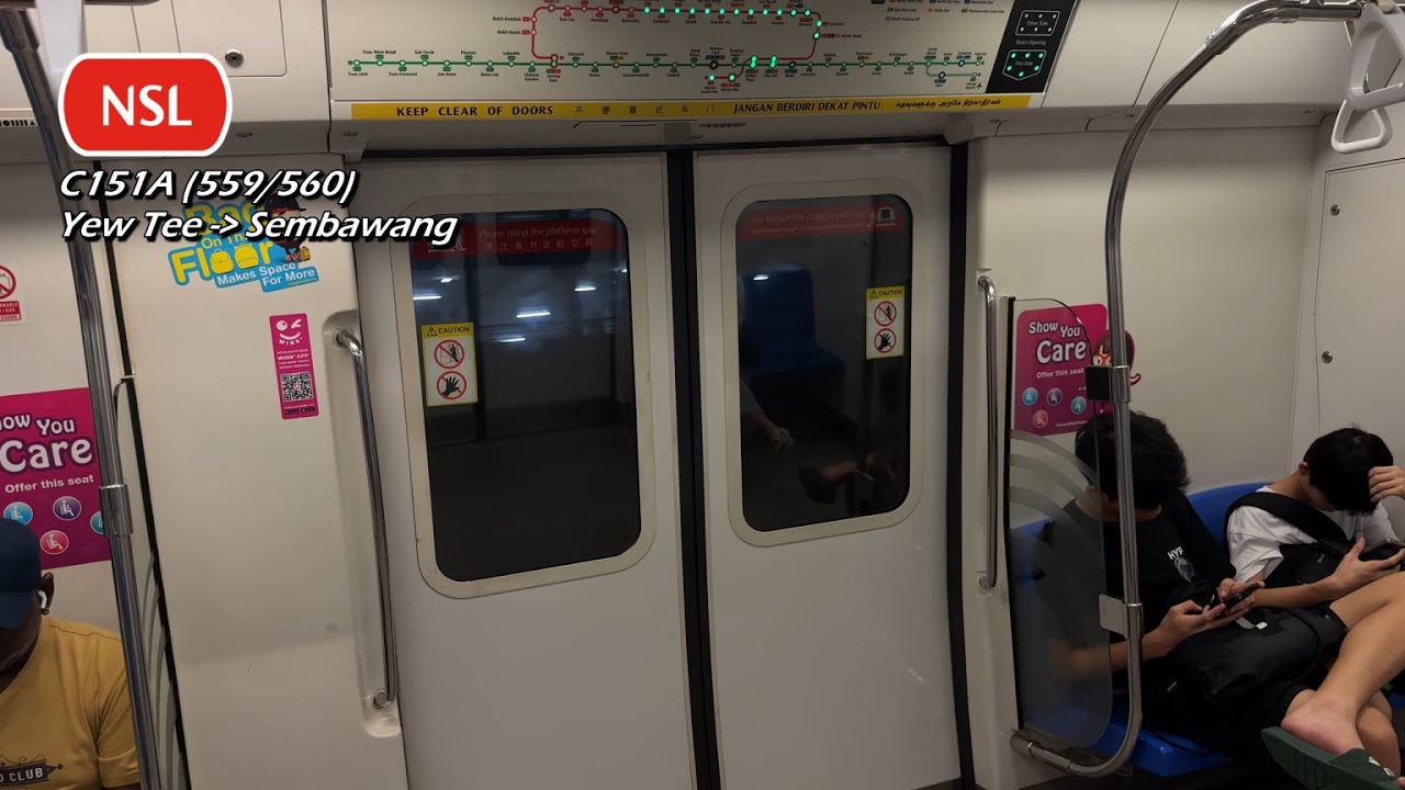 (Some time no see) SMRT - KSF C151A (559/560) (Yew Tee » Sembawang ...