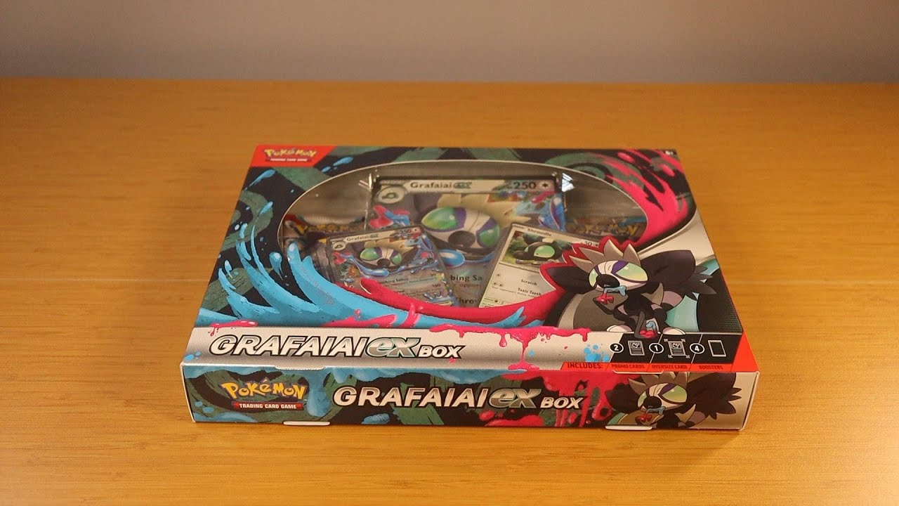 Pokemon TCG - Grafaiai ex Box opening - YouTube