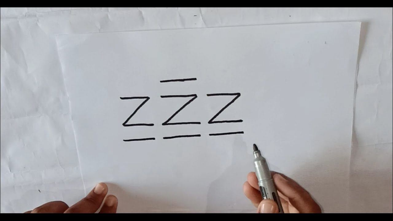 How To Turn Letter Z Into A Car Drawing Easy | How To Draw Car | ZZZ ...